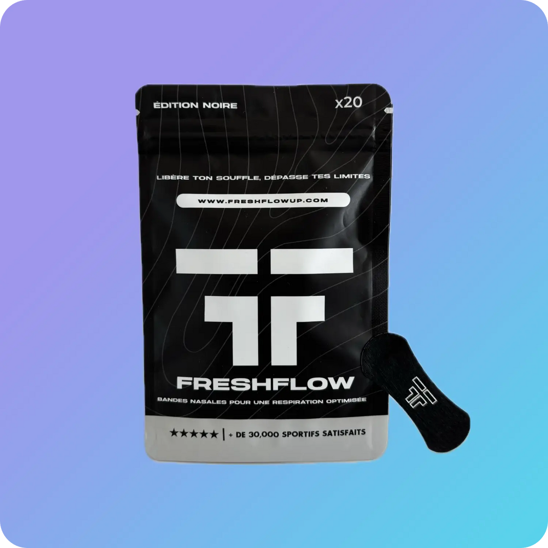 FreshFlow - Bandelette nasale sport - Optimiser votre respiration